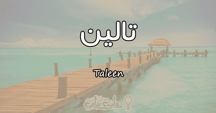 معنى اسم تالين - مقال