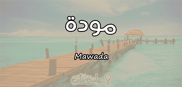 معنى اسم مودة - مقال
