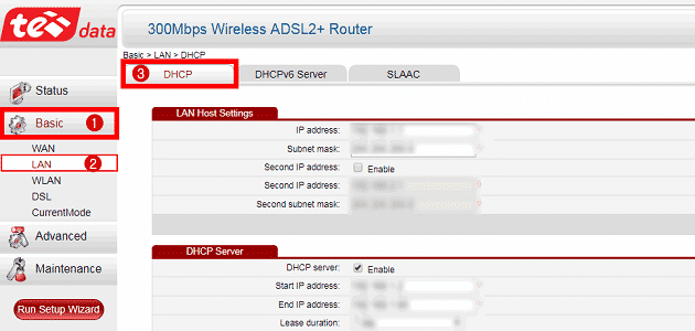 كيفية تحديد السرعة للمشتركين من الراوتر te data - مقال